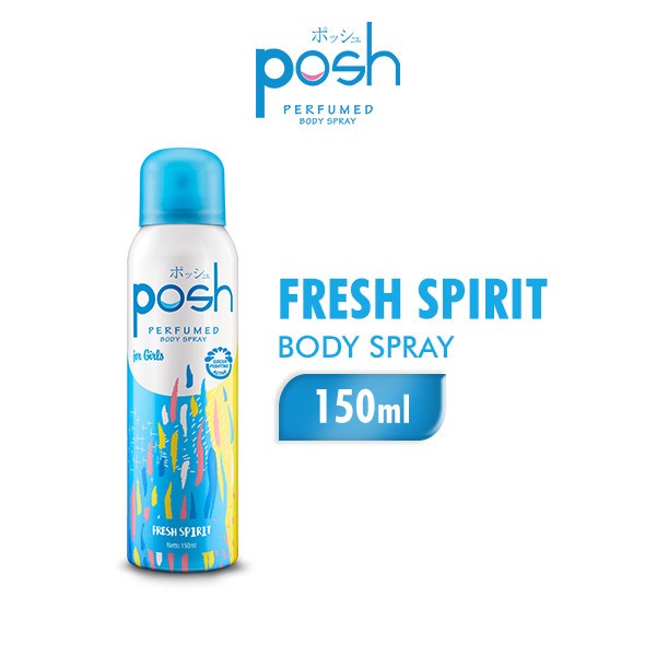 Jual Posh Body Spray Fresh Spirit 150 ml parfum | Shopee Indonesia