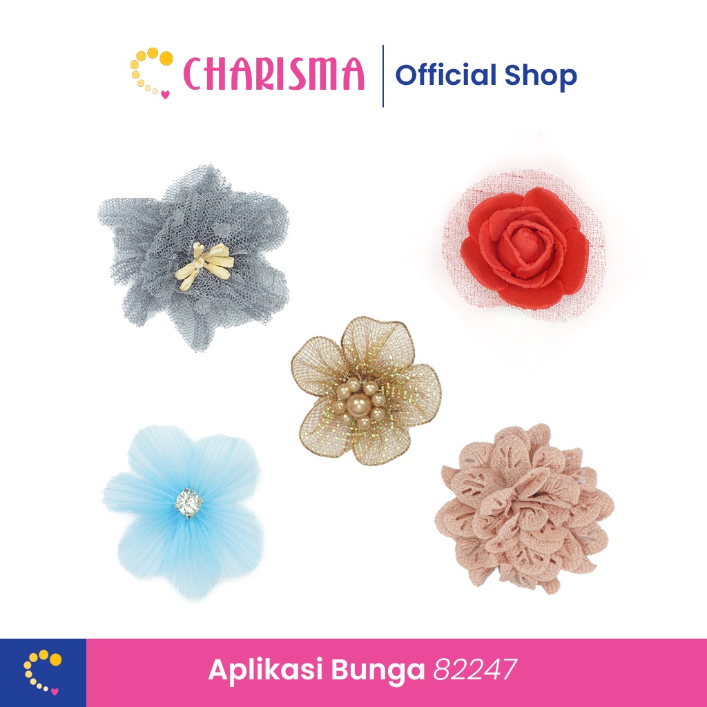 Jual Charisma Bunga Aplikasi Bunga - Aksesoris Baju Bentuk Bunga ...