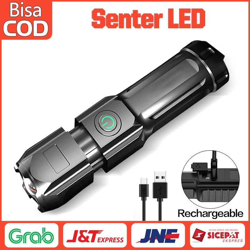 Jual Senter Swat Led 36w Senter Led Police Chargeable Senter Cas 3000 ...