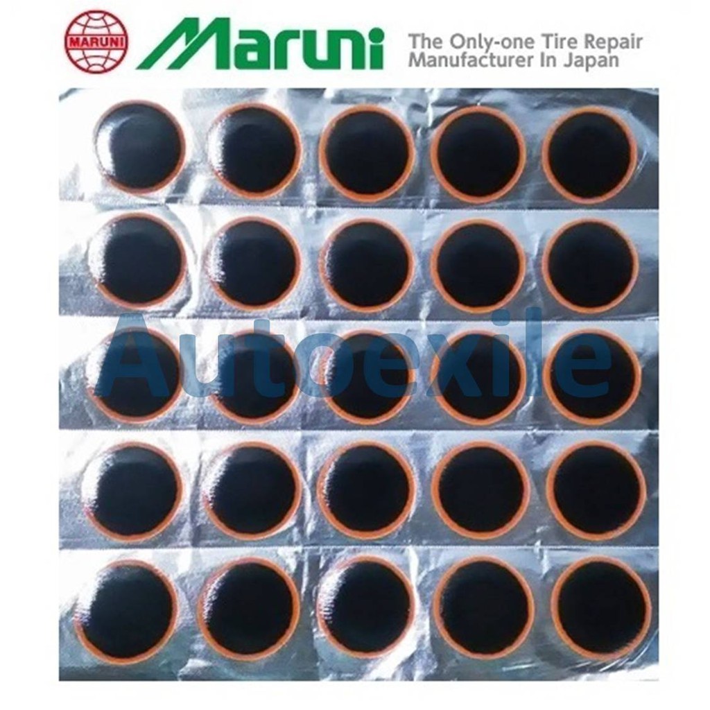 Jual Koyok Tambal Ban One Patch Maruni Sheet M2 Bulat 40mm 25buah (Tip ...