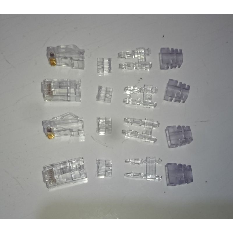 Jual Connector Adaptor Plug Male Modular RJ45 fullset | Shopee Indonesia