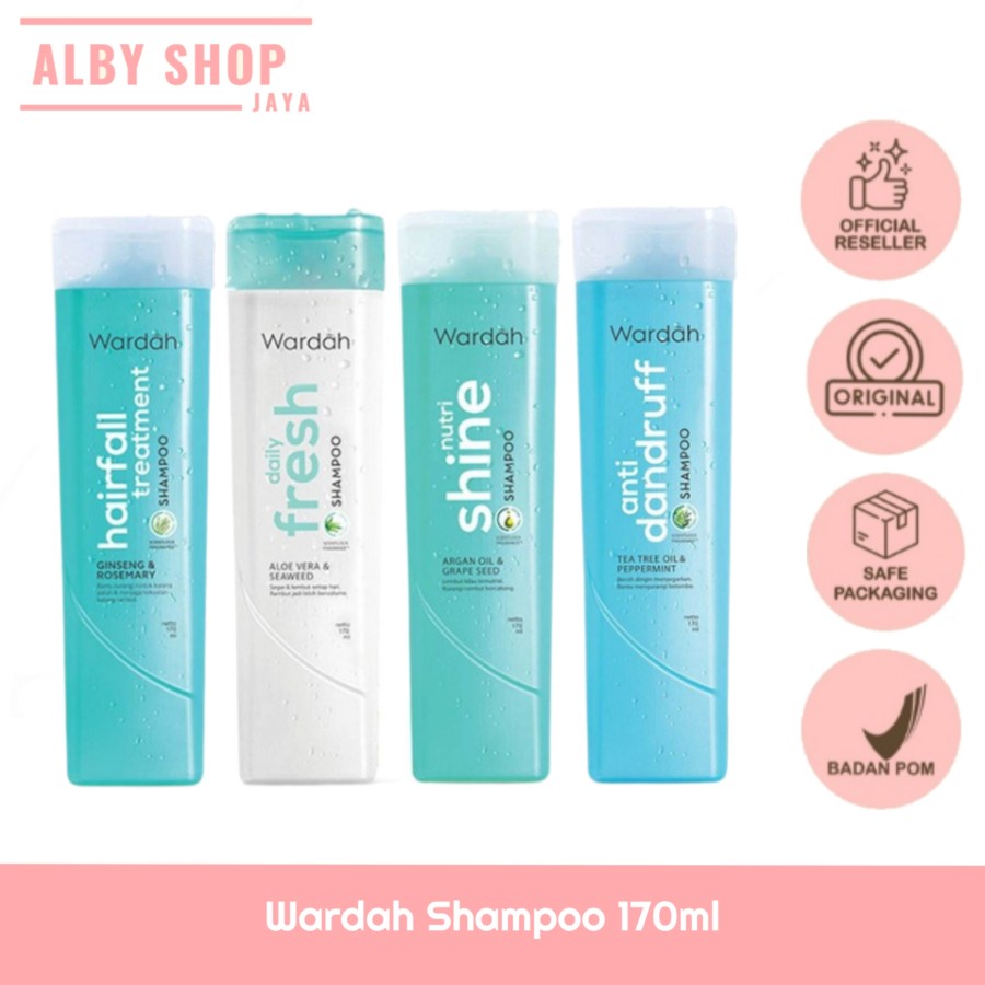 Jual Wardah Shampoo Anti Dandruff | Daily Fresh | Hairfall | Nutri ...