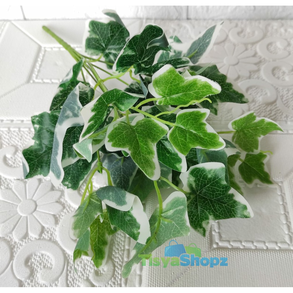 Jual DAUN 7 CABANG / DAUN HIAS / DAUN PLASTIK ARTIFICIAL | Shopee Indonesia