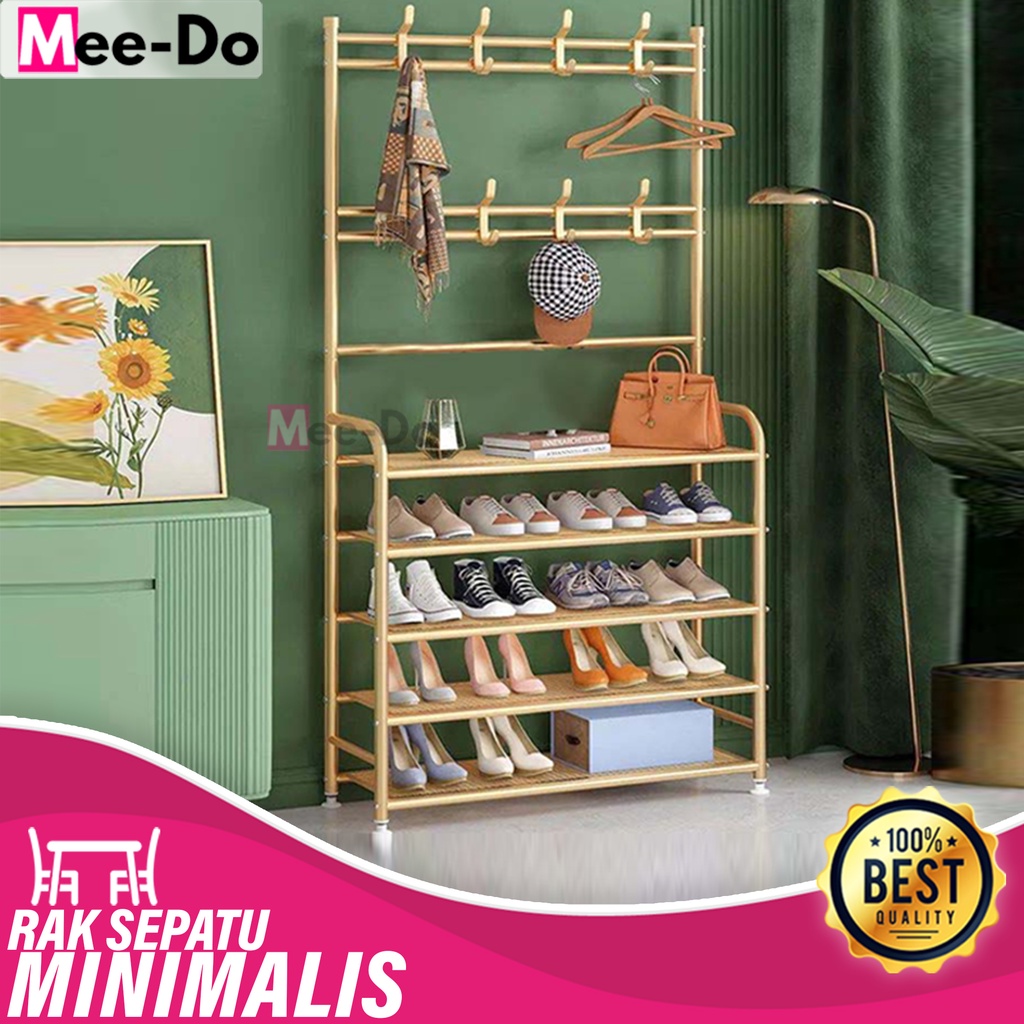 Jual Rak Sepatu Stand Hanger Besi Gantungan Baju Minimalis | Shopee ...