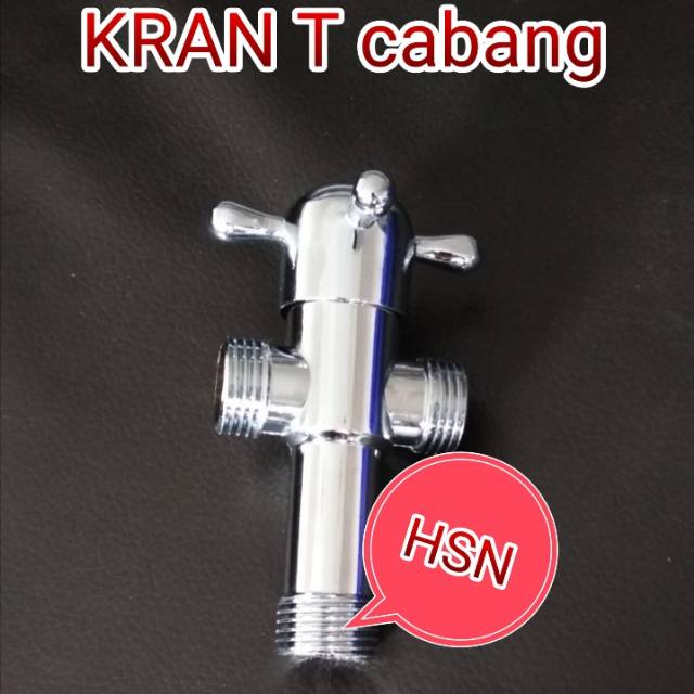 Jual KRAN T SHOWER - KRAN CABANG T - KERAN AIR | Shopee Indonesia