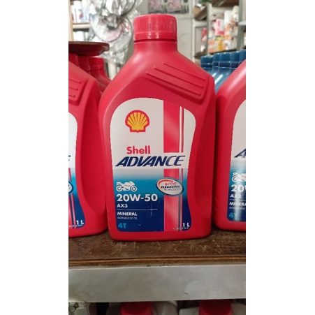 Jual SHELL ADVANCE 4T AX3 20W-50 1L | Shopee Indonesia