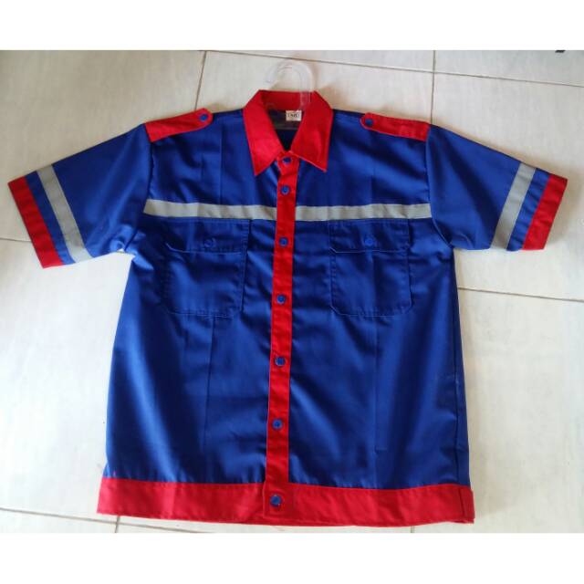 Jual Baju Kerja List / Seragam Kerja / Seragam Safety / Baju Safety ...
