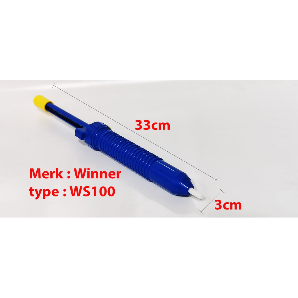 Jual penyedot timah solder JUMBO ( 33cm ) Merk WINNER WS-100 / Sedot ...