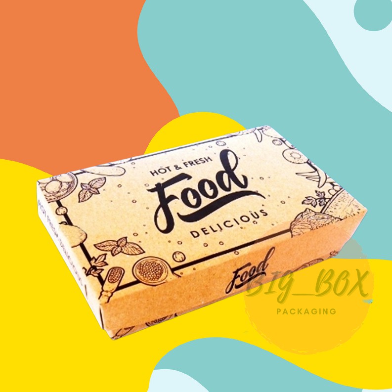 Jual Box Ayam Geprek / Box Mie Ayam / Box Nasi Goreng Ukuran S, M, L ...