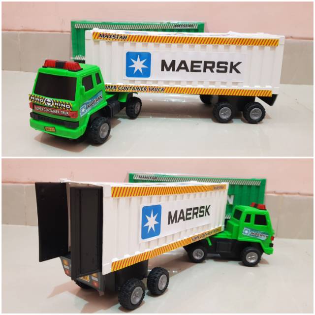Mainan Mobil Truck Kontainer Peti Kemas - Mainan Mobil Truck Container ...