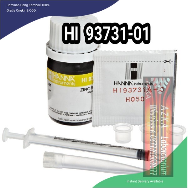 Jual Hanna HI-93731-01 Zinc Reagent, Zincon Method | Shopee Indonesia