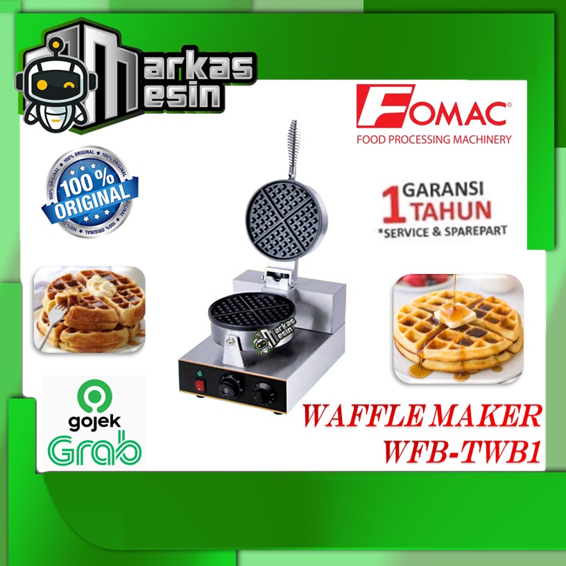 Jual Mesin Pembuat Waffle Bulat / Waffle Maker FOMAC WFB-TWB1 Indonesia ...