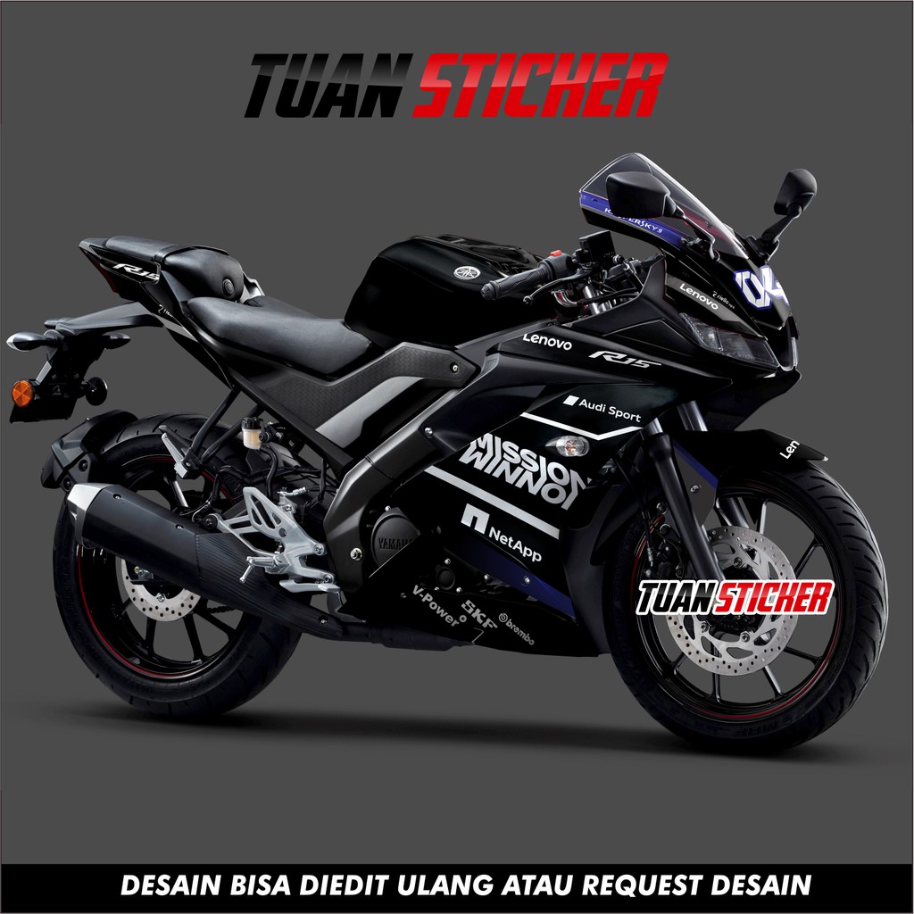 Jual Sticker Striping Decal Yamaha R15 V3, Sticker Decal R15 V3 ...