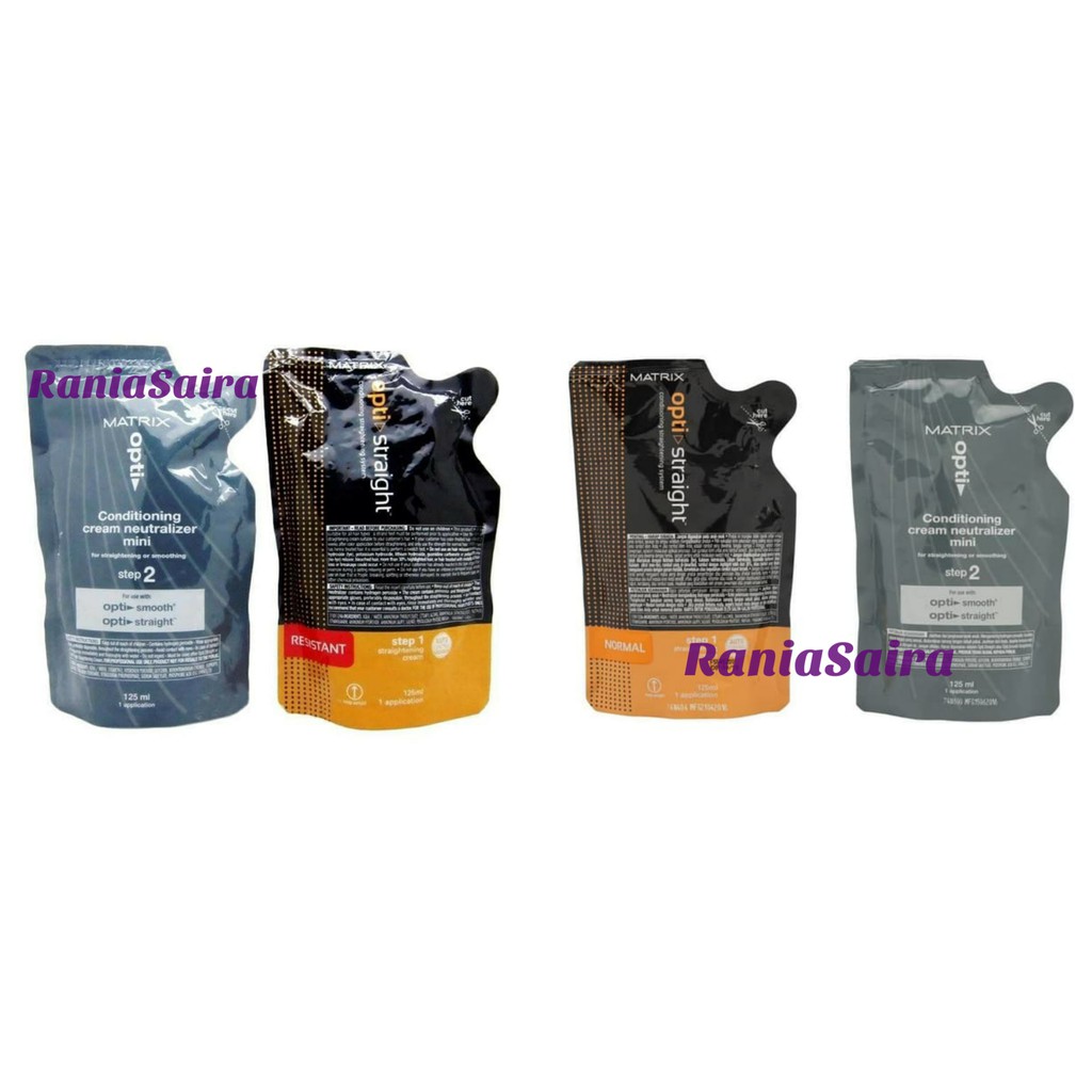 Jual MATRIX Optistraight / Opti Straight 125ml x2 STEP Obat Pelurus ...