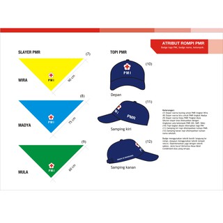 Jual Syal Slayer PMR/PMI Mula/Madya/Wira/Mitela Putih Indonesia|Shopee ...