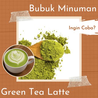Bubuk Minuman Green Tea Latte 1 Kg Teh Hijau Green Tea Drinking Powder