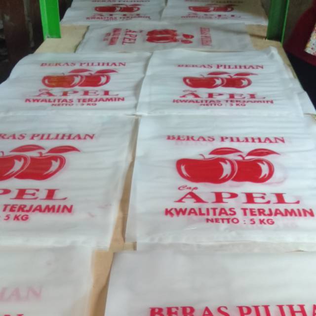 Jual Plastik Beras Cap Apel 5Kg | Shopee Indonesia