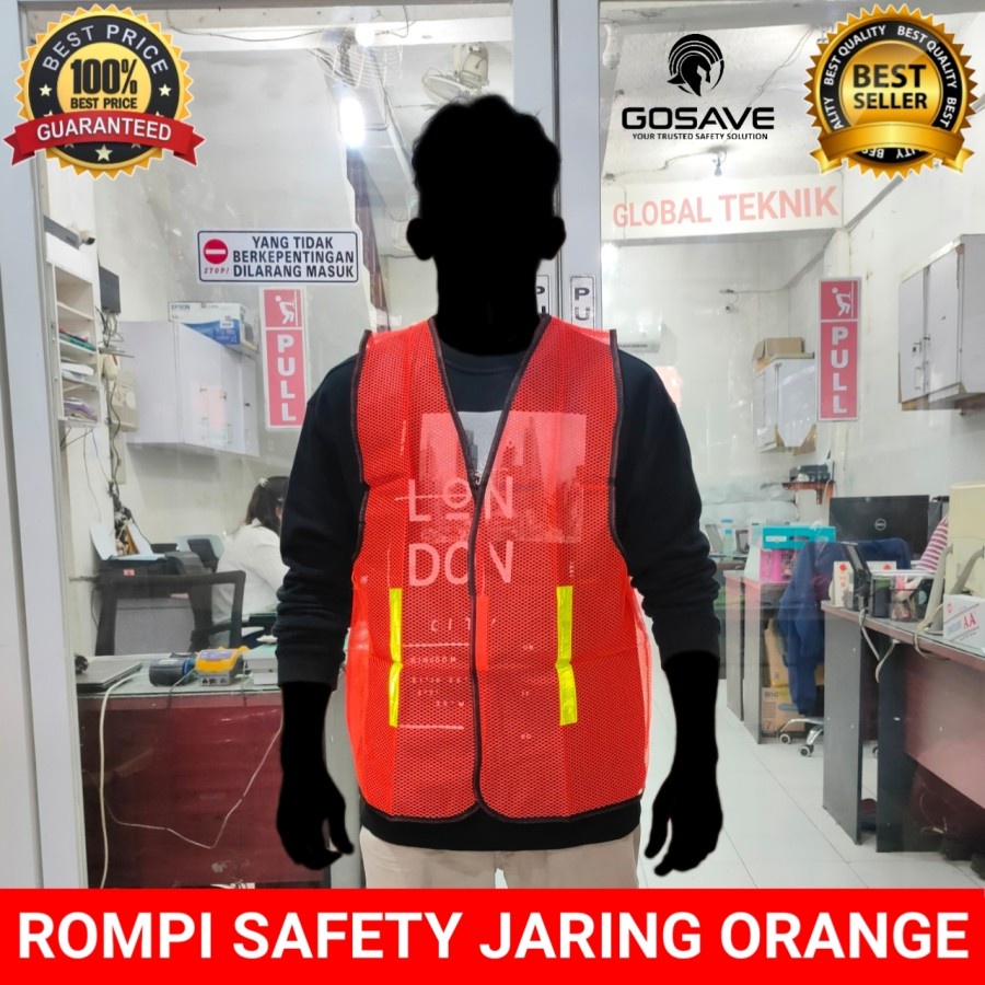 Jual ROMPI JARING ORANGE / ROMPI SAFETY ORANGE / ROMPI PROYEK JARING ...