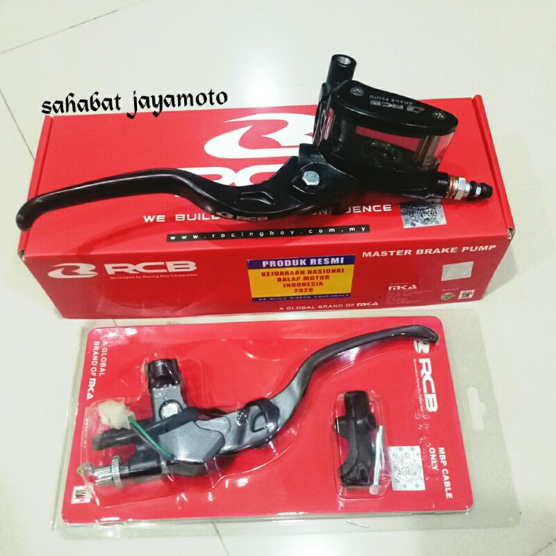 Jual Master Rem RCB Model Oval Kanan Handel Kiri RCB 1Set Untuk Semua Motor Original | Shopee ...