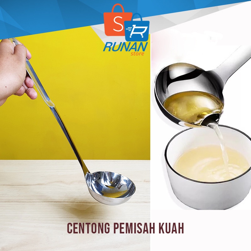 Jual Centong Sayur Kuah Besar Stainless Centong Sup Corong Sendok Kuah ...