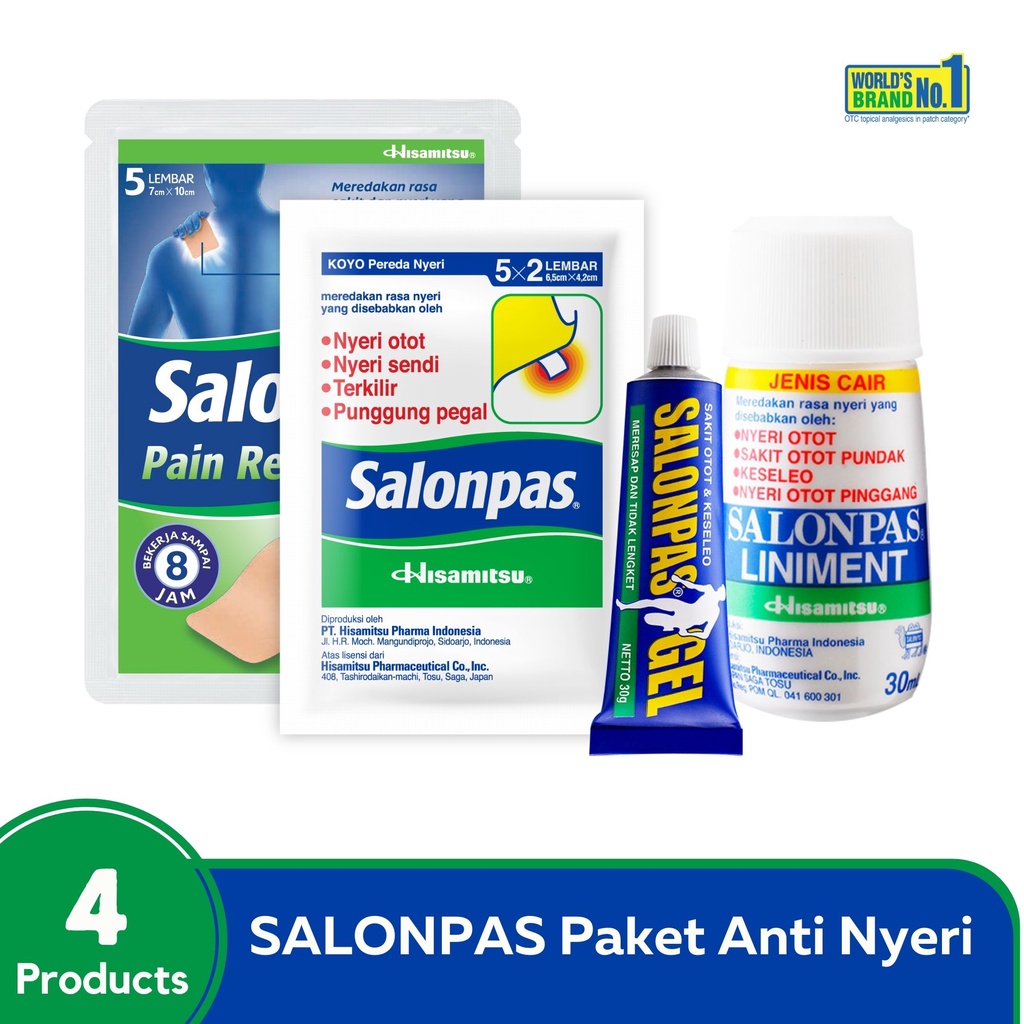 SALONPAS Paket Anti Nyeri | Shopee Indonesia