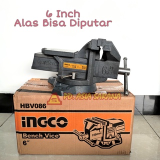 Jual Bench Vise Putar 6" Inch INGCO HBV086 Catok Ragum Bais Tanggem ...
