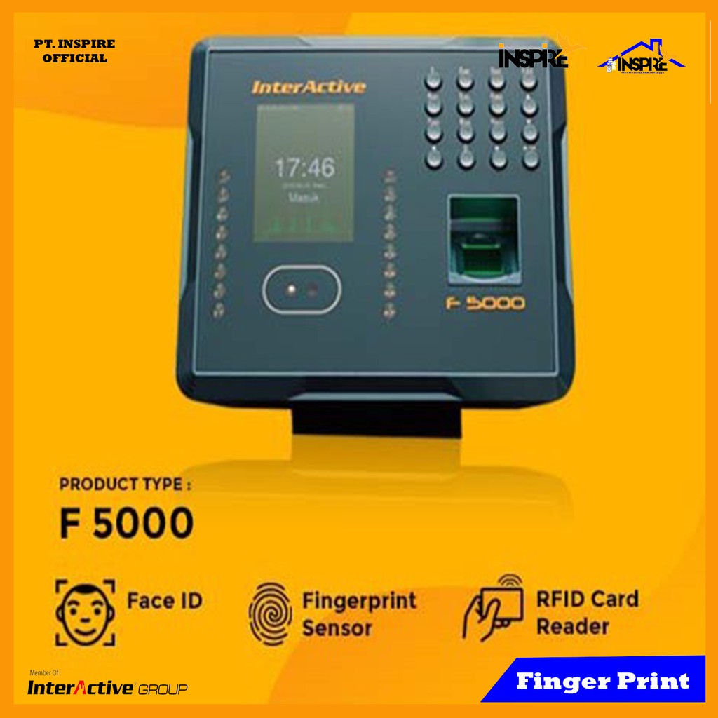 Jual Mesin Absensi Fingerprint F 5000 | Shopee Indonesia