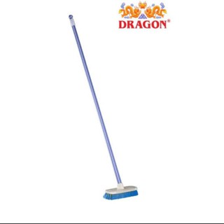 Jual sikat wc dorong dragon / sikat lantai gagang panjang / sikat kamar ...