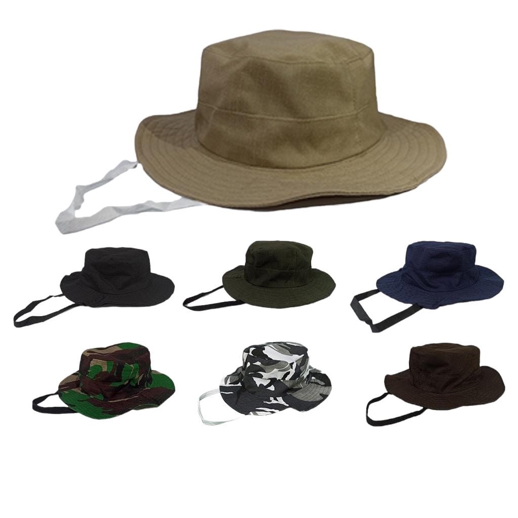 Jual Topi Rimba Keplek Ribstok / Bucket Hat / Rimba Hat / Hiking Hat ...