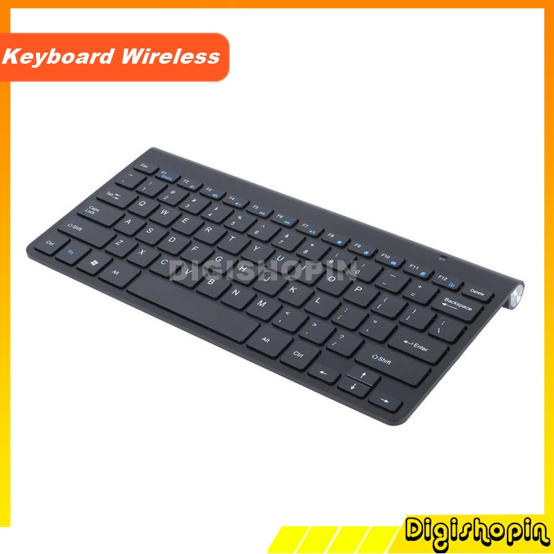 Jual Wireless Mini Keyboard Portable Android Windows Smart TV 2,4 GHZ ...