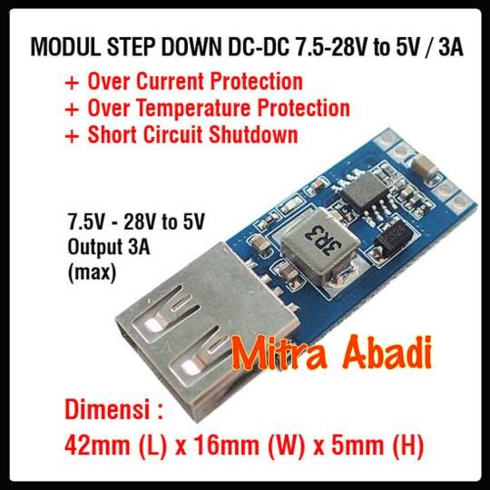 Jual Kit Modul Power Bank DC-DC Step DOWN to 5V 3A Indonesia|Shopee ...