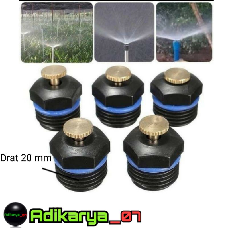Jual SPRINKLER TAMAN SPRAYER ADJUSTABLE ALAT SIRAM KUNINGAN kincir air ...