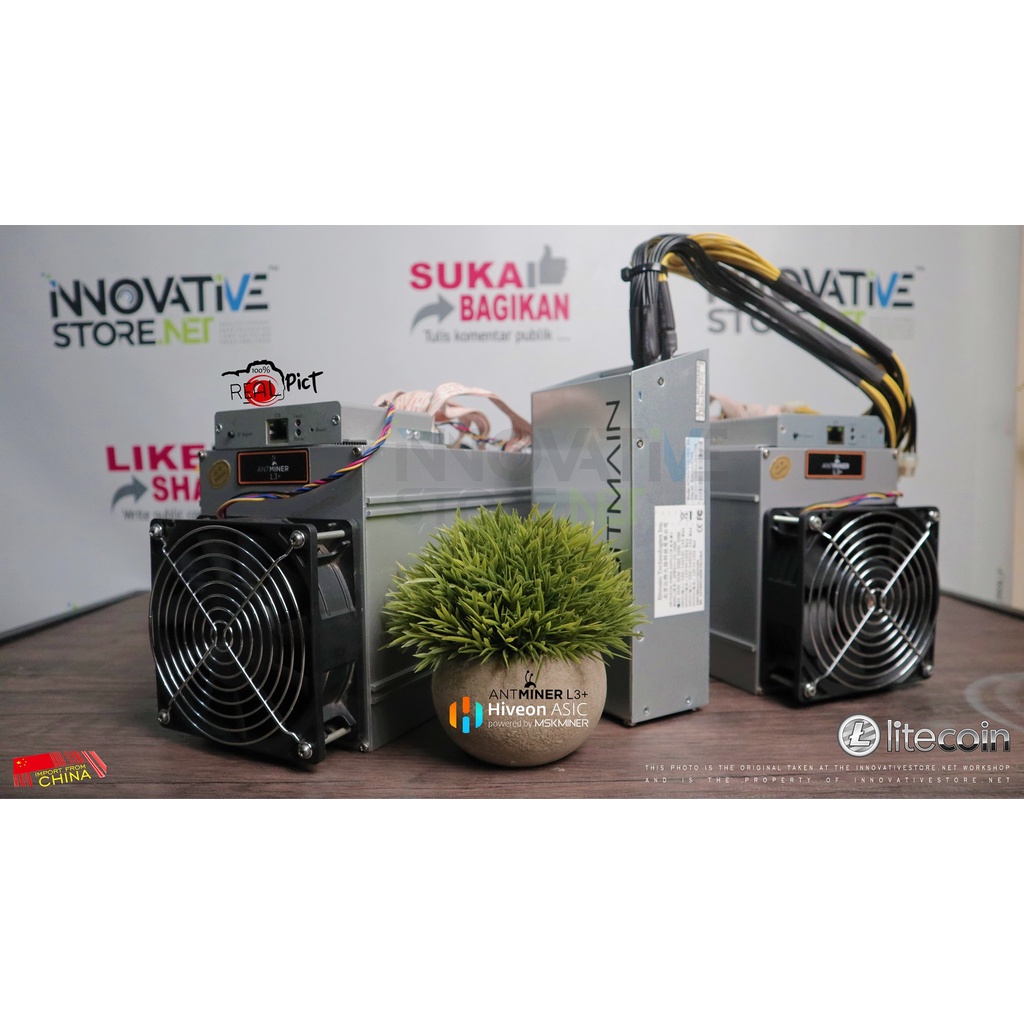 Jual ANTMINER L3 + 504M SCRYPT MINER Only 800W Ready Stock - Putih ...