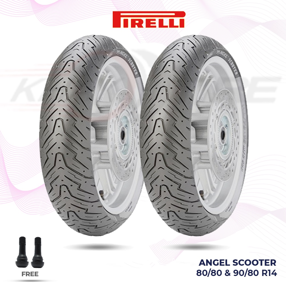 Jual Paket Ban Motor Matic // PIRELLI ANGEL SCOOTER 80/80 & 90/80 Ring ...