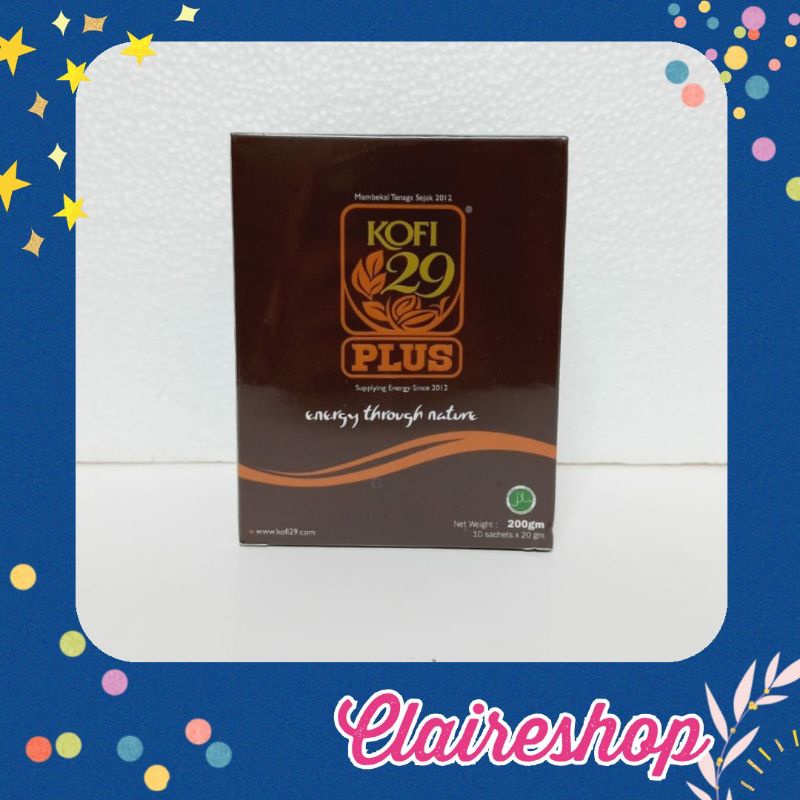 Jual Kopi 29 Plus 10 x 20gr ( Kemasan Hitam ) | Shopee Indonesia