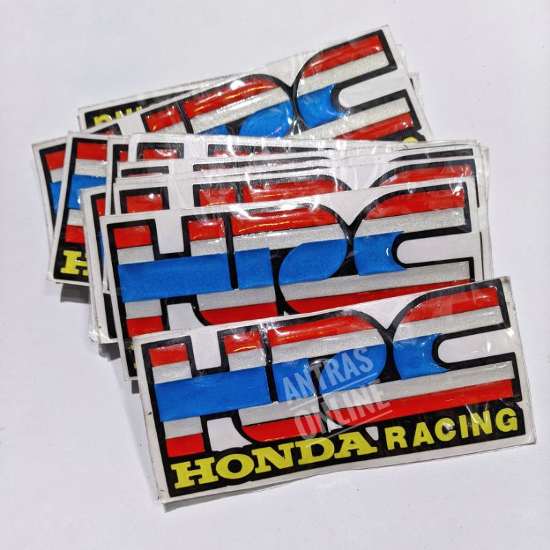 Jual emblem timbul HRC honda racing - stiker motor helm | Shopee Indonesia