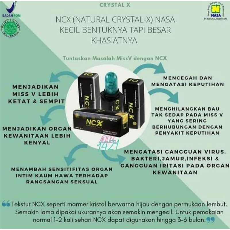 Jual CRISTAL X NASA - CRYSTAL X NASA - CRYSTALX NASA - NCX NASA ...