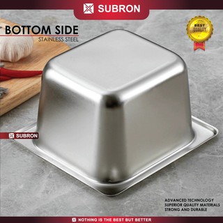 Jual SUBRON Gastronom Food Pan 1/6 Ke Dalam 10cm Wadah Penyimpan 1610 Stainless Steel | Shopee ...