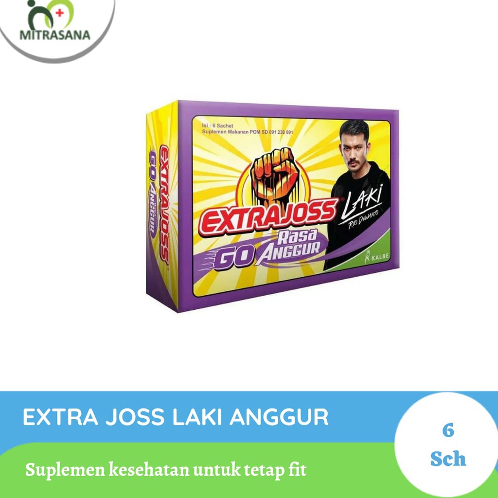 Jual Extra Joss Laki Anggur (6 Sachet) | Shopee Indonesia