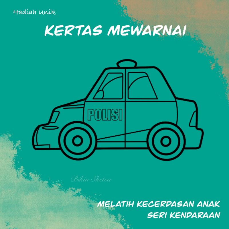 Jual Kertas Gambar Mewarnai anak TK / PAUD tema Kendaraan untuk ... Jual Kertas Gambar Mewarnai anak TK / PAUD tema Kendaraan untuk ...
