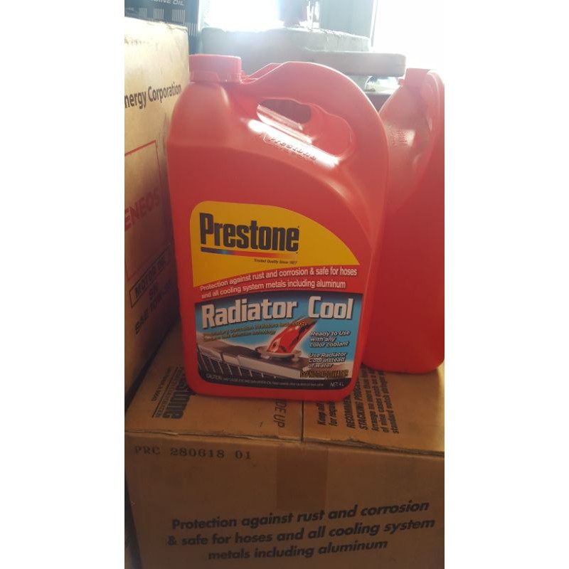 Jual Radiator Coolant Prestone RED Merah Galon 4Liter Indonesia|Shopee ...