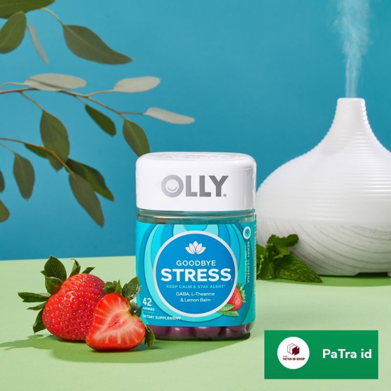 Jual OLLY Goodbye Stress Gummies Supplement Vitamins USA | Shopee Indonesia