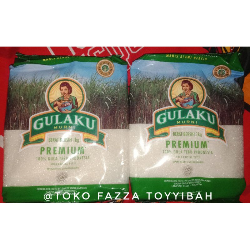 Jual Gula pasir GULAKU 1 kg Kemasan Hijau | Shopee Indonesia