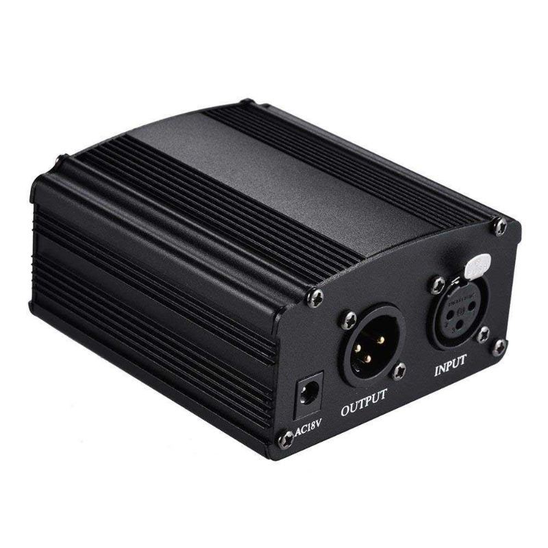 Jual Phantom Power Microphone 1 48V Supply Condenser Mic | Shopee Indonesia