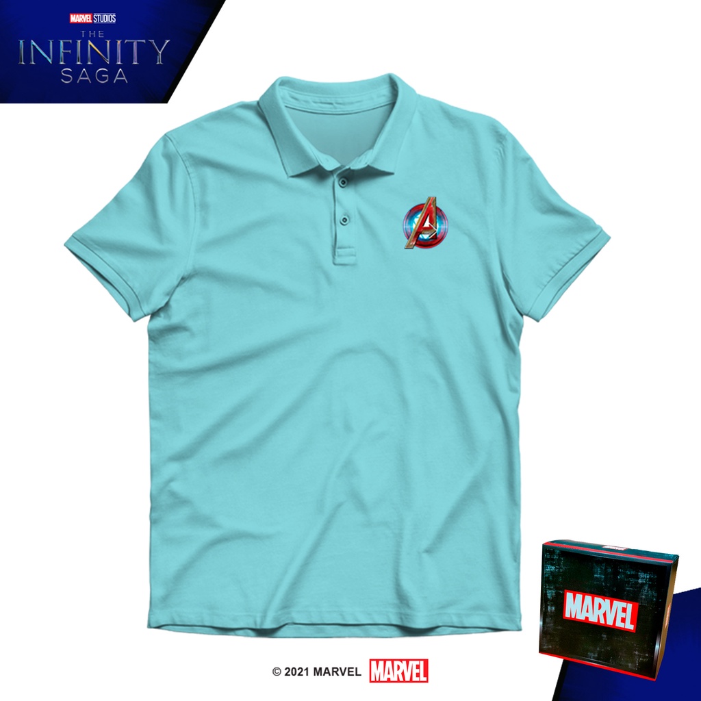 Jual Marvel Polo Tshirt / Kaos Polo Marvel Infinity Saga Iron Man MIS40 ...