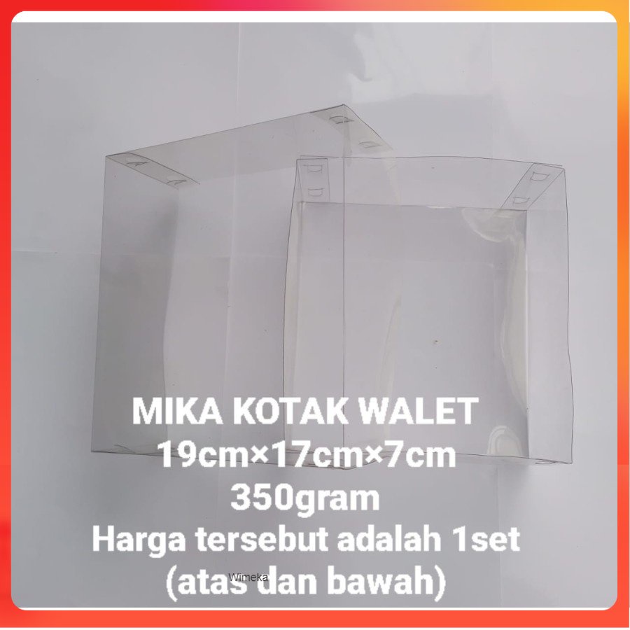Jual WMK Box Mika Kotak Sarang Burung Walet 350gram 19cm x 17cm x 7cm ...
