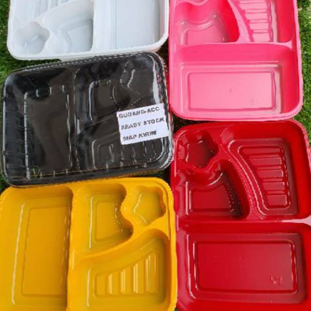Jual MIKA BENTO BOX SEKAT 4 TRAY BENTO MIKA LUNCH KOTAK CATERING ISI 50 ...