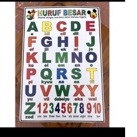 Jual POSTER ABJAD HURUF BESAR | Shopee Indonesia