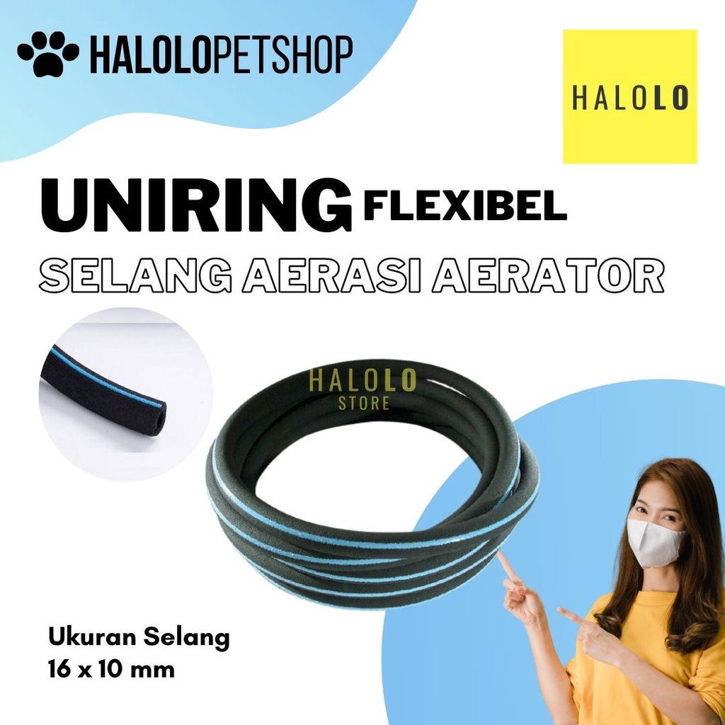 Jual Selang Aerator Gelembung Aerasi UNIRING Flexibel 16x10 mm Ukuran 1 ...
