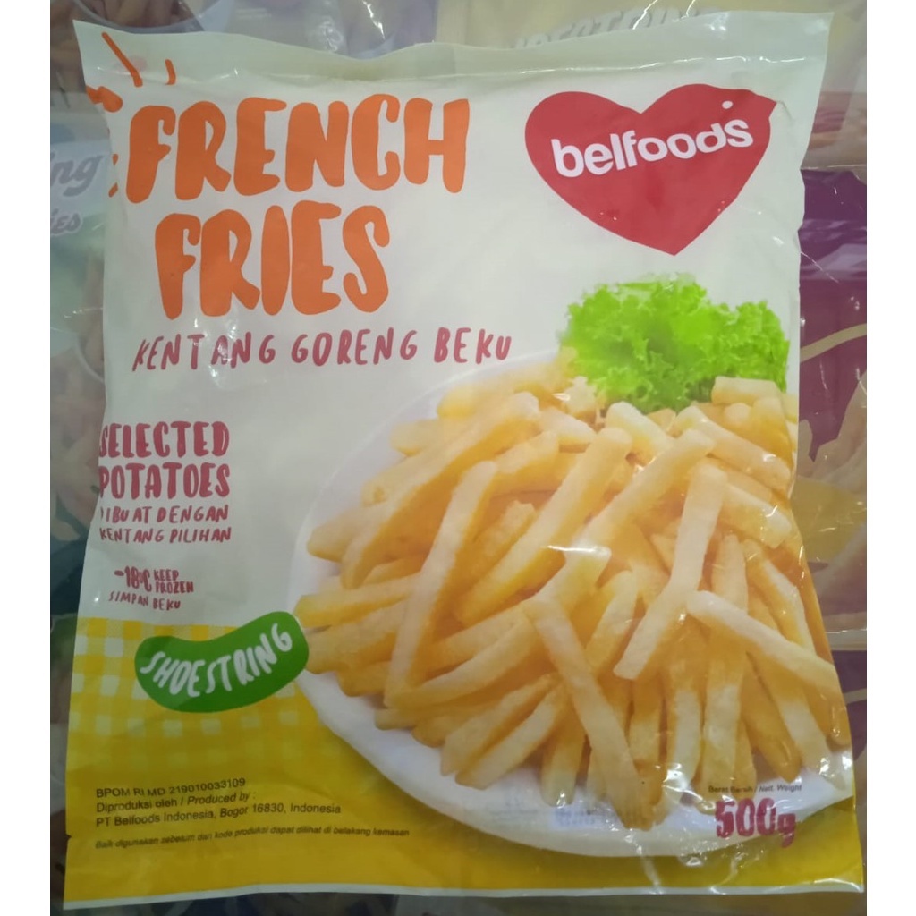 Jual Frech Fries Belfood 500 gr | Shopee Indonesia